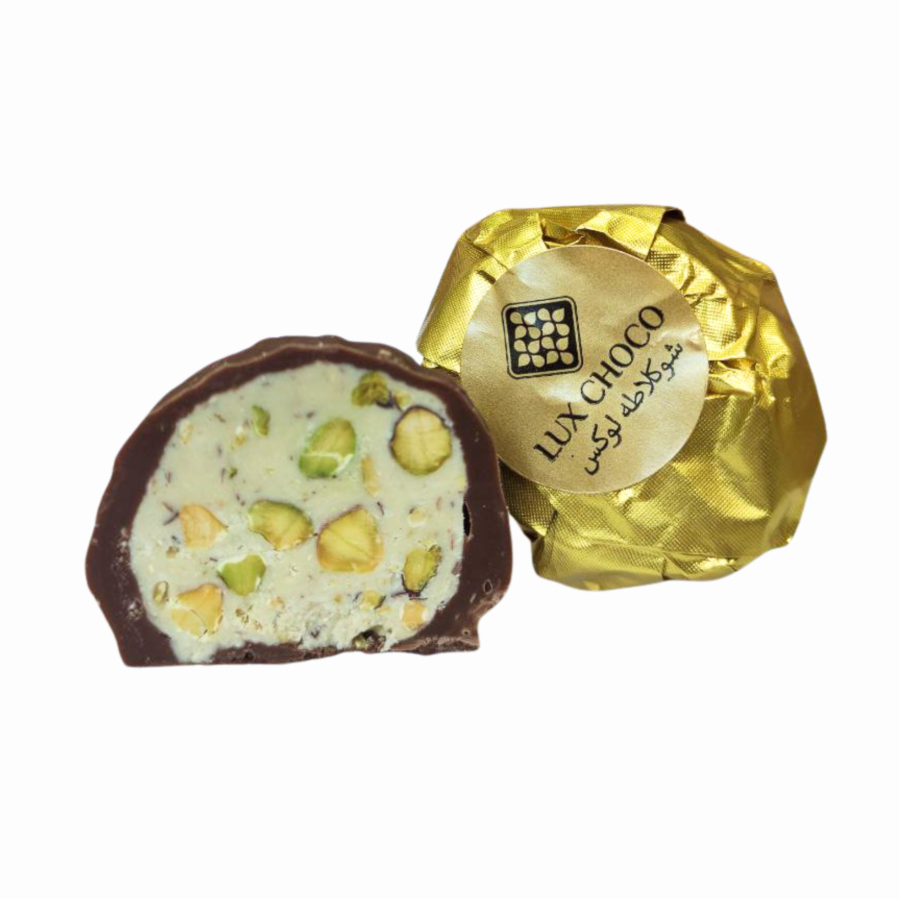 Купити Дубайські шоколадні цукерки Lux Choco з фісташкою в молочному ...